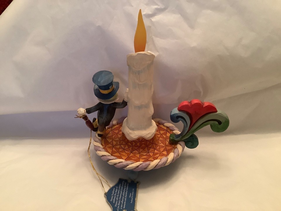 Jim Shore Disney Pinocchio Jiminy Cricket “Guiding Light" candle. | eBay