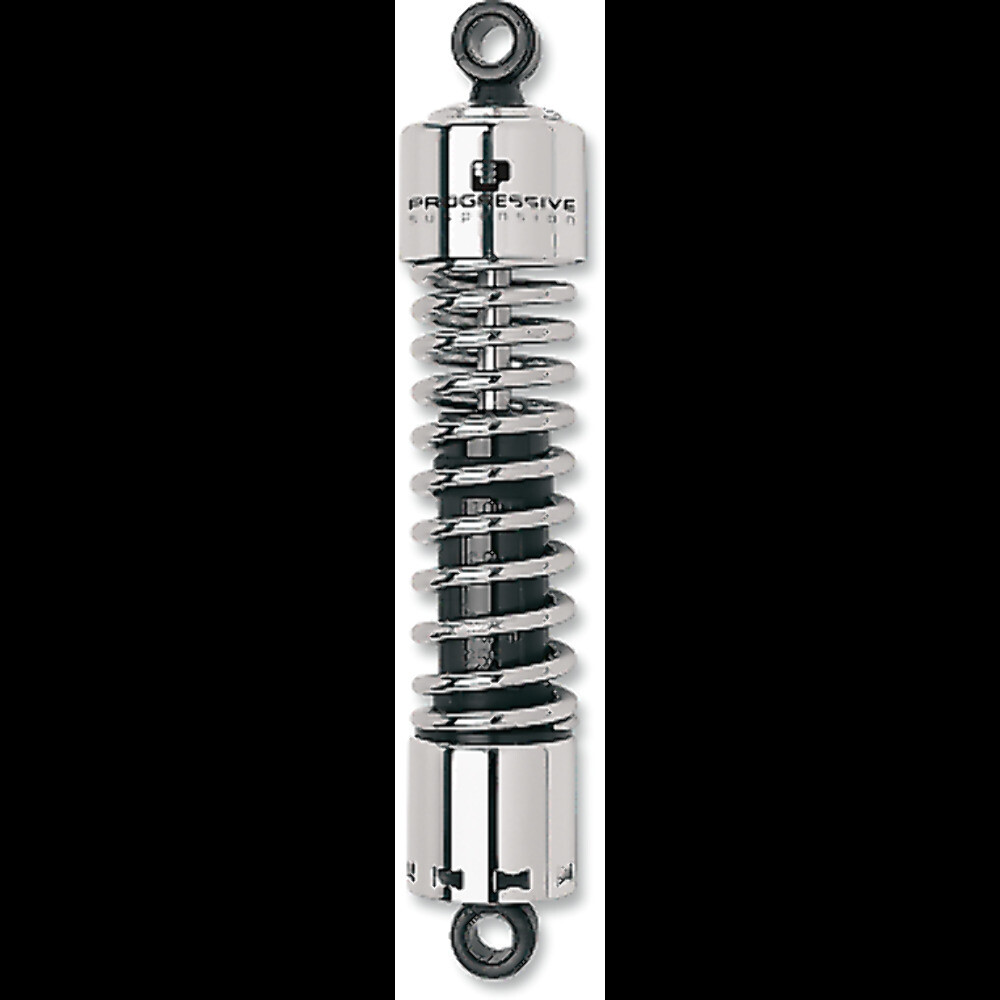 Progressive 412 Chrome 11" Standard Rear Shocks for 73-85 Harley ...