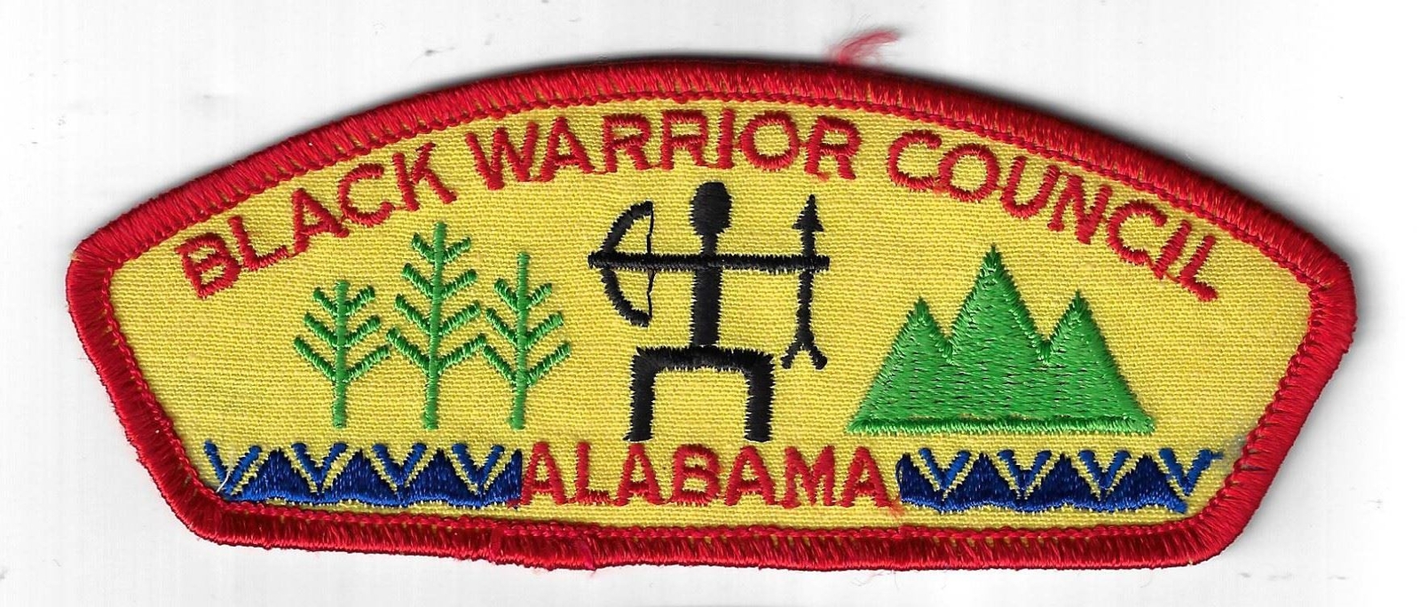 Black Warrior Council CSP Alabama RED Border [CD-1738] | eBay