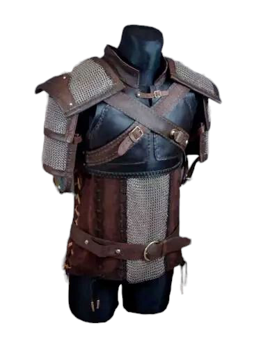 Larp Knight Costume God of War Cosplay Leather Armor Renaissance ...