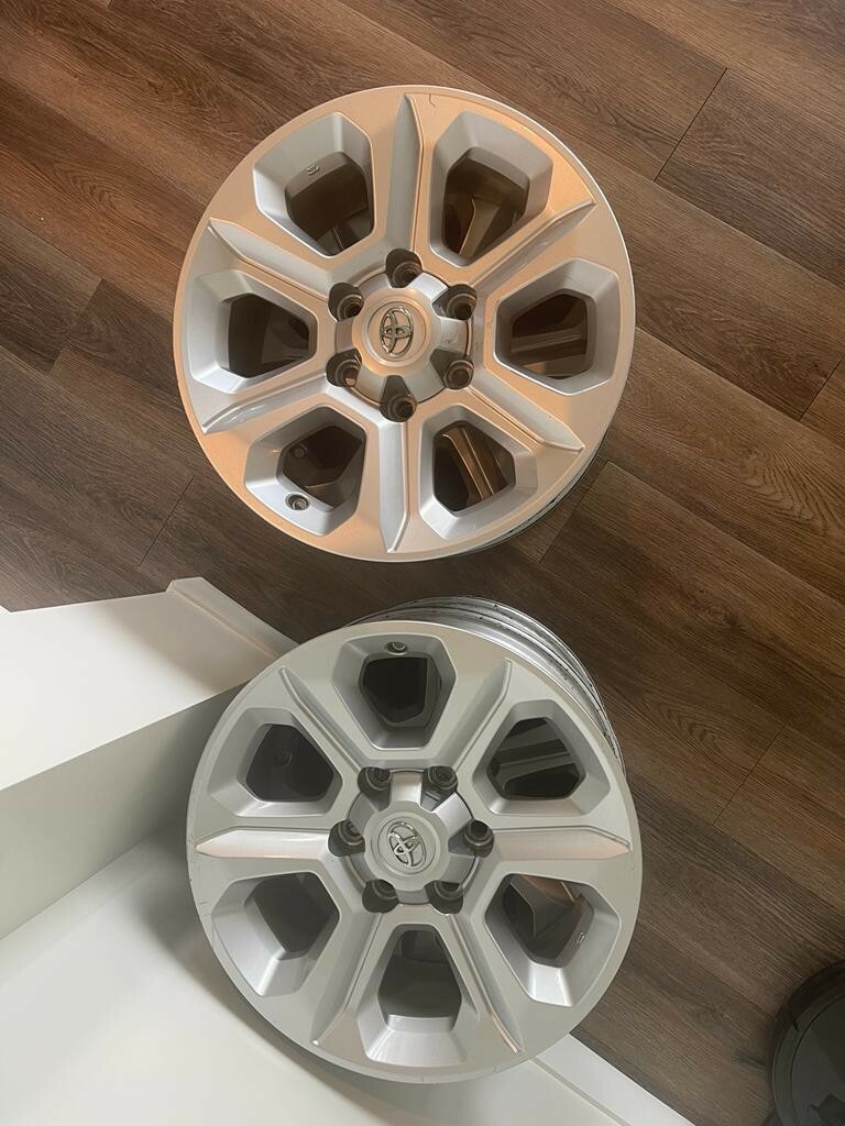 17'' 4Runner Rims / wheels set of 4. Toyota, silver, OEM Alloy | eBay