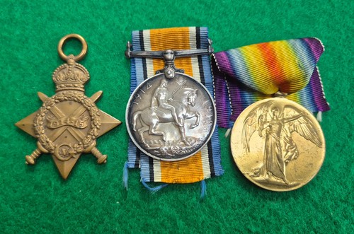WW1 Medal Trio Harrison Manchester Pals RFC Old Trafford | eBay UK