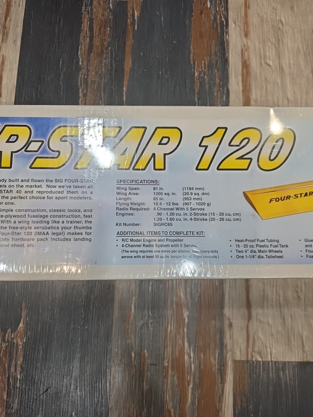 New Sig Four Star 120 sealed unassembled vintage kit | eBay