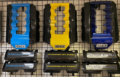 Mustang Engine Cover Set Coil Covers/ Engine Cover Carbon Fiber Candy ...