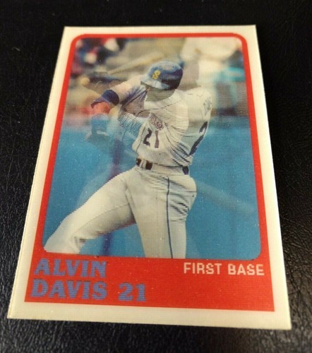1988 Sportflics Alvin Davis #52 3D Flicker Card | eBay