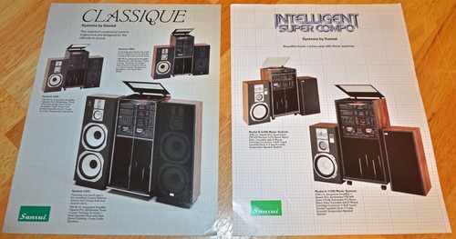 Vintage 1984 Sansui Intelligent Super Compo/Classique Stereo Systems ...
