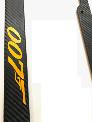 Secret Agent 007 - Carbon Fiber with Yellow Automotive License Plate ...