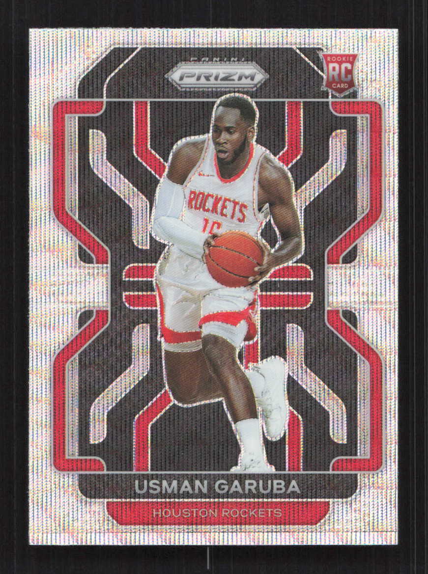 Usman Garuba 2021-22 Panini Prizm Silver Wave Houston Rockets #321 | eBay
