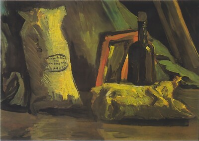 New Vincent Van Gogh Two Sacks and a Bottle Wall Art Poster OR Canvas ...