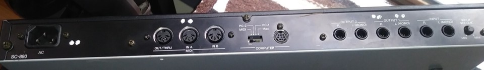 Roland SC-880 64 voice synthesizer module Multi FX with quick start ...