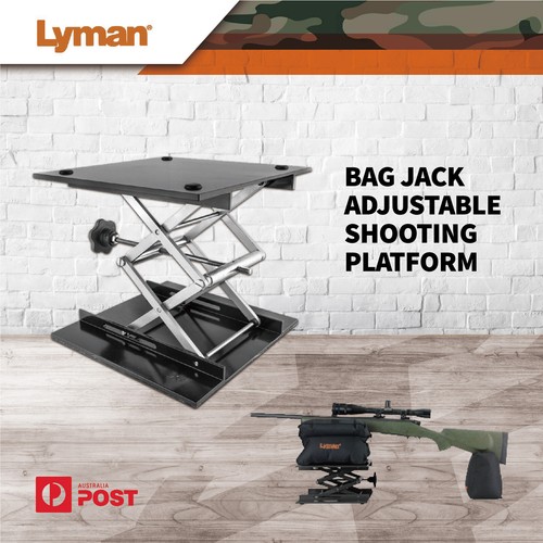 Lyman Compact Bag Jack Adjustable Shooting Platform Rest Lift Rifle ...
