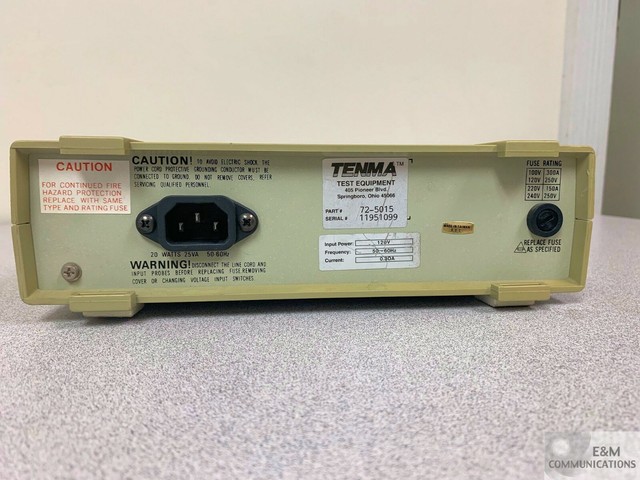 Tenma 72-5015 5001036 2mhz Sweep Function Generator for sale online | eBay