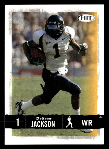 DeSean Jackson 2008 Sage Hit Rookie Card #99 California Golden Bears | eBay