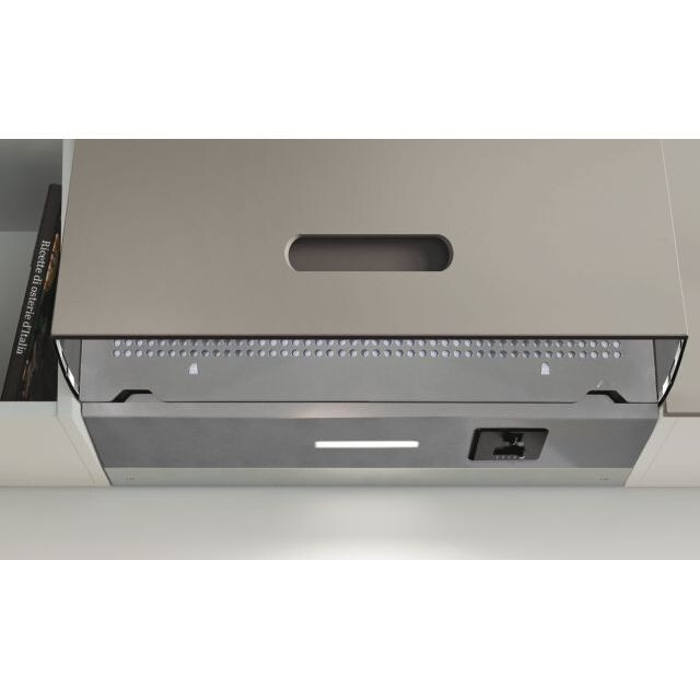Candy CBP613NGR 60cm Built-in Integrated Cooker Hood Extractor Grey ...