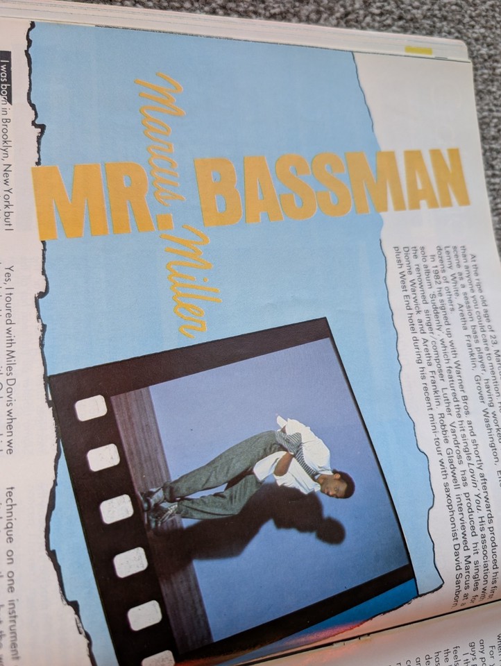 Guitarist Magazine Volume 1 No 10 Uli Roth Larry Carlton Marcus Miller ...