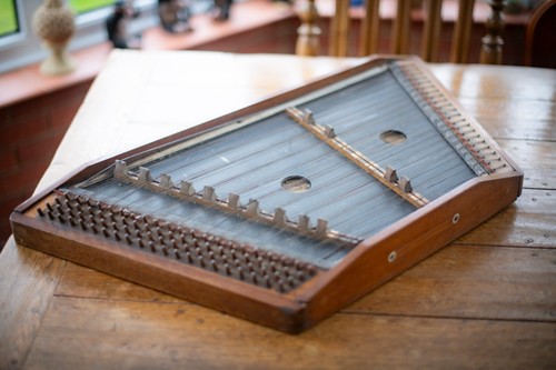 Antique - Hammered Dulcimer - String Harp Instrument - Restoration ...