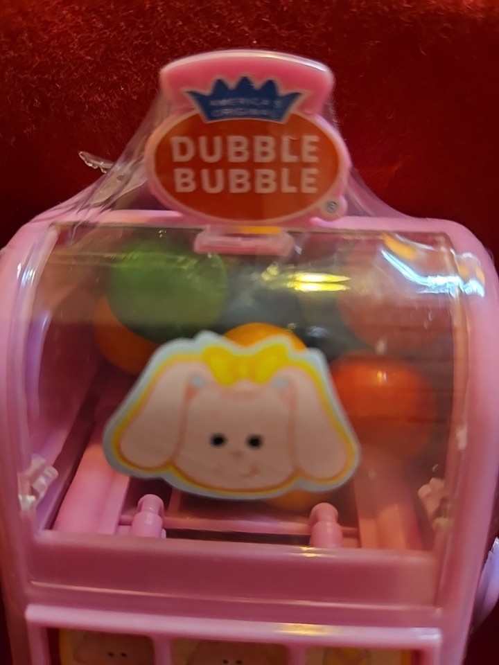 Vintage 2006 Double Bubble SLOT MACHINE Candy Container BUBBLE GUM PINK ...