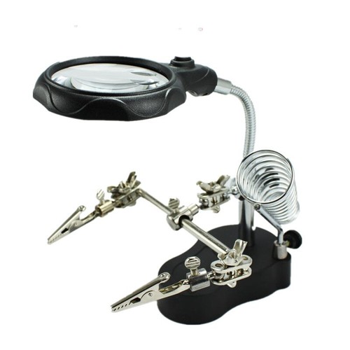 Desktop LED Lamp Repair Magnifier Soldering Station Repair Magnifier ...