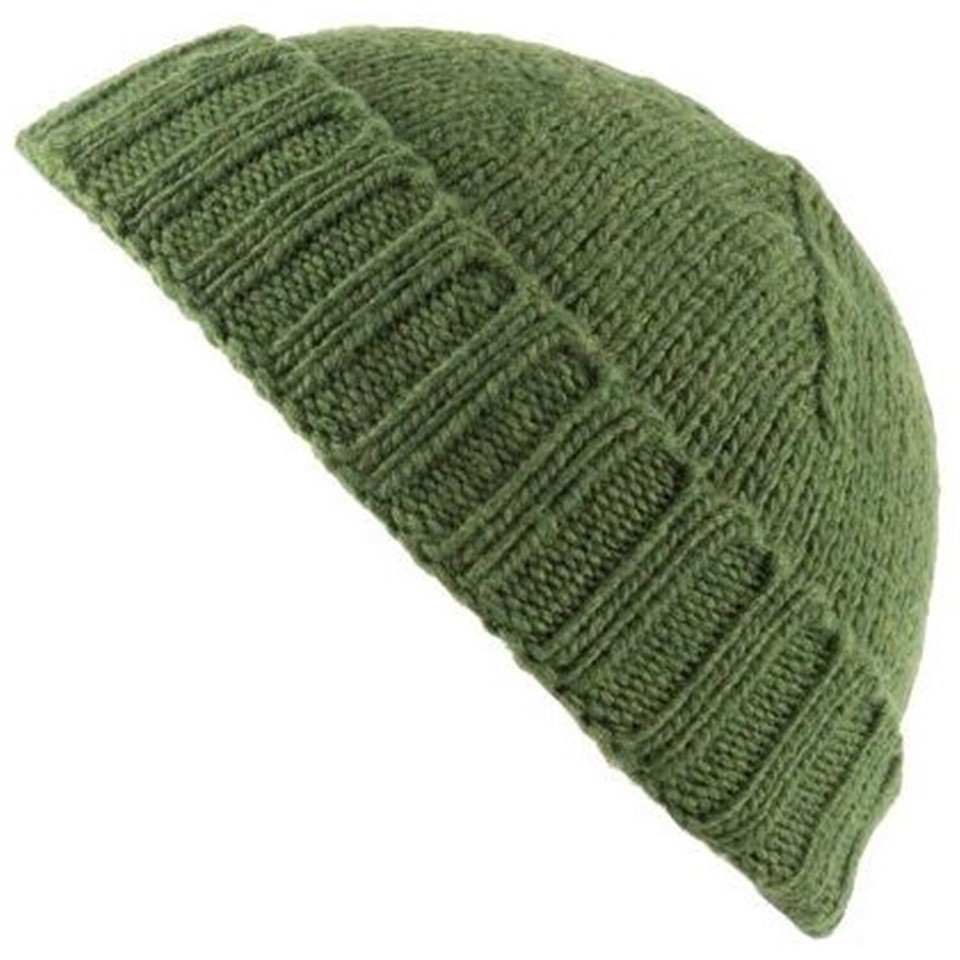 KuSan Close Fitting Beanie Hat 100% Merino Wool Fishermans Beanies ...