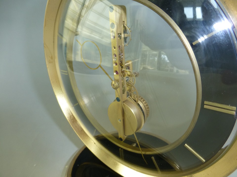 VINTAGE SWISS SKELETON BAGUETTE STYLE OF MOVEMENT 8 DAY CLOCK EXC ...