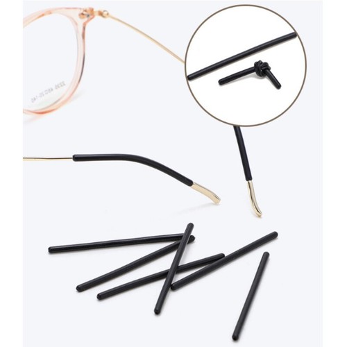 5 Pairs Silicone Eyeglasses Temple Tips Sleeve Retainer Spectacles Ear ...