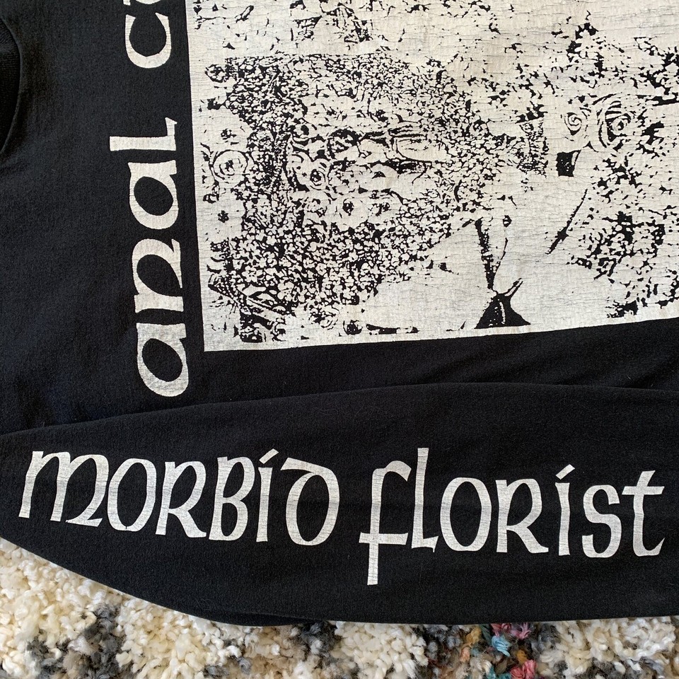 AxCx ULTRA RARE Morbid Florist Vintage Shirt Relapse Sz L Seth Putnam ...