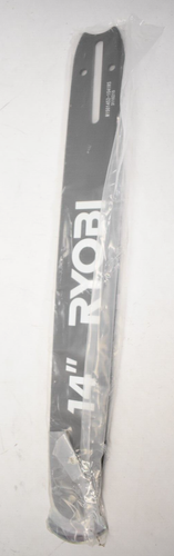 Ryobi OEM Chainsaw Blade Bar Replacement 14" Dark Grey Guide Bar for ...