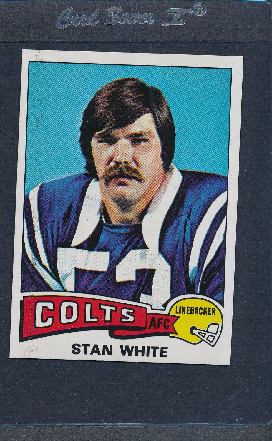 1975 Topps #144 Stan White Colts NM/MT *442 | eBay