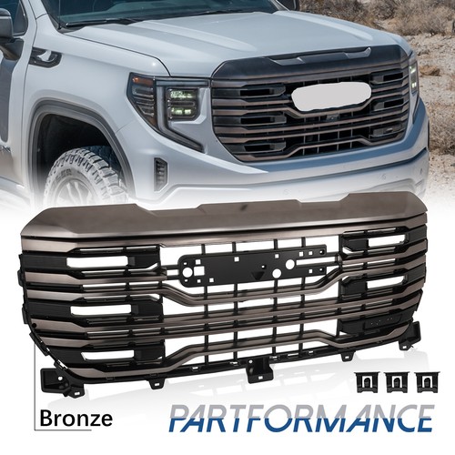 For 2022-2024 GMC Sierra 1500 AT4X Front Upper Grille Assembly BRONZE ...