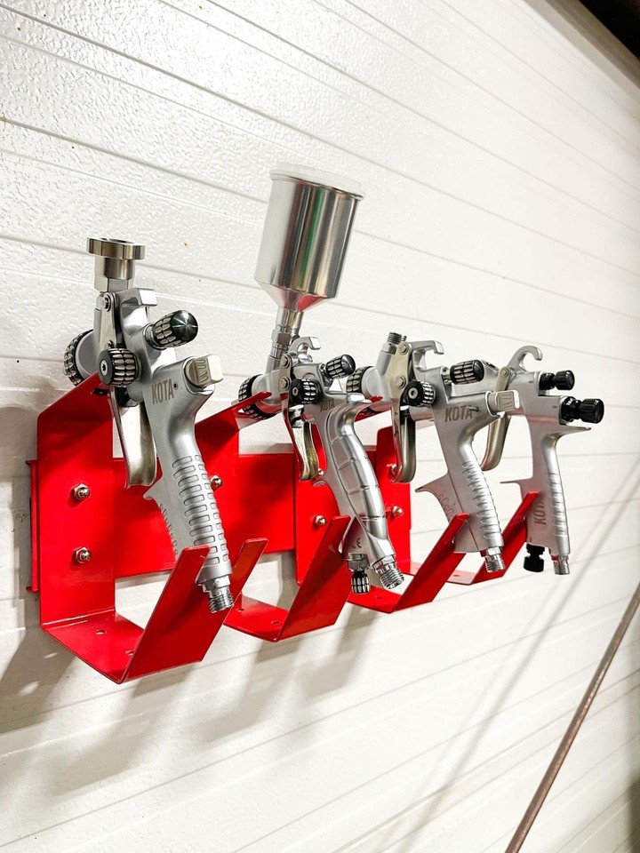 Magnetic Paint Spray Gun Holder Stand, Holds 4 Gravity Feed - (5778) | eBay