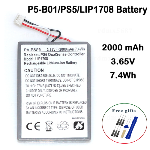 For Sony PlayStation 5 PS5 DualSense Wireless Controller P5-B01 Battery ...
