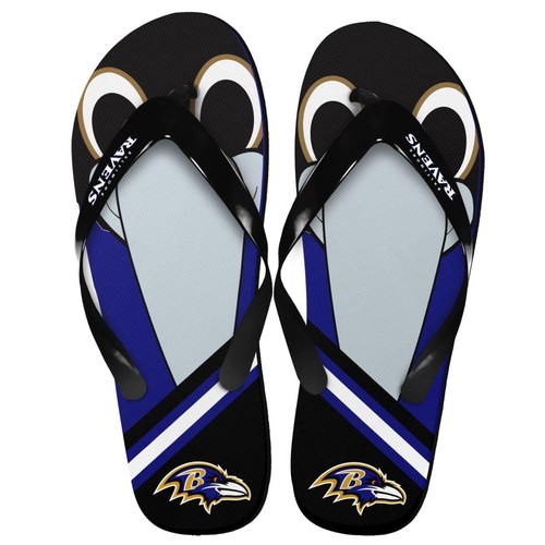 Baltimore Ravens NFL 8-16 Youth Mascot Flip Flops | eBay