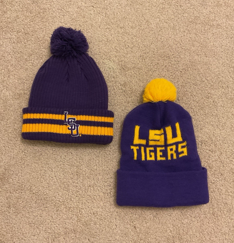 LSU Tiger Beanie Set | eBay