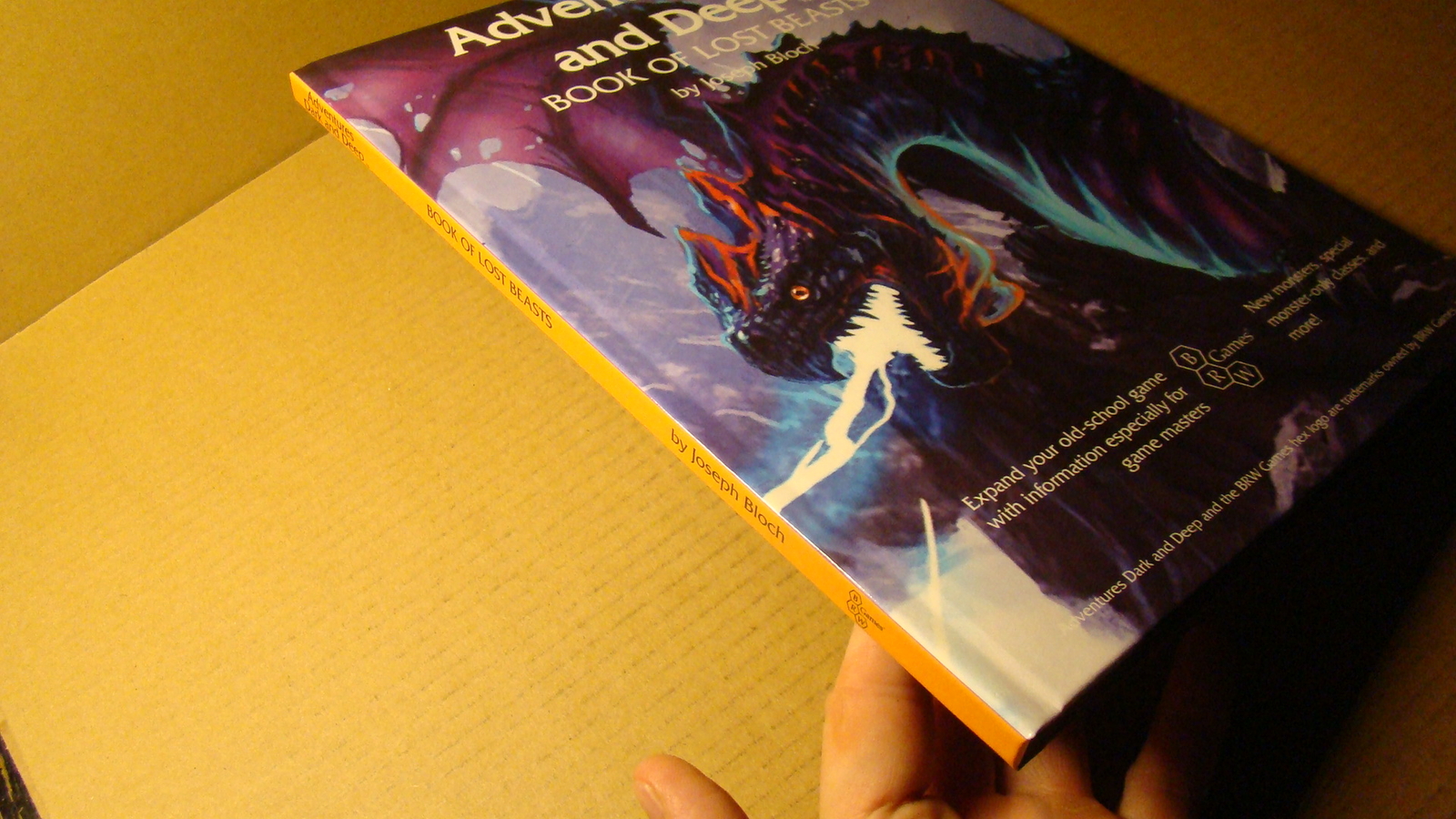 ADVENTURES DARK DEEP BOOK LOST BEASTS NM/MT 9.8 MONSTER MANUAL DUNGEONS ...