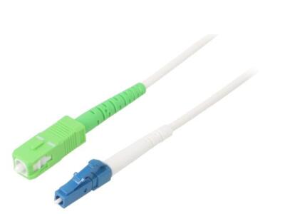59613 LWL-Patchkabel OS2 LC/UPC,SC/APC 15m LSZH weiß Anwendung: LAN ...