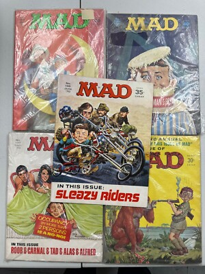 Lot of 9 Vintage Magazines 1970s Mad Magazine | eBay