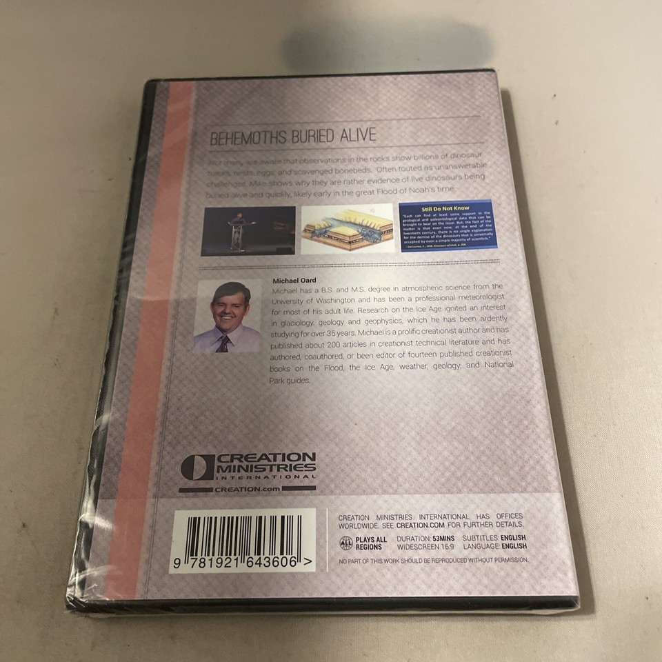 Behemoths Buried Alive Featuring Michael Oard DVD Creation Ministries ...