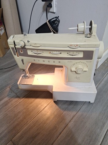 Vintage 1970s Singer Stylist 534 Sewing Machine with Pedal Working | eBay