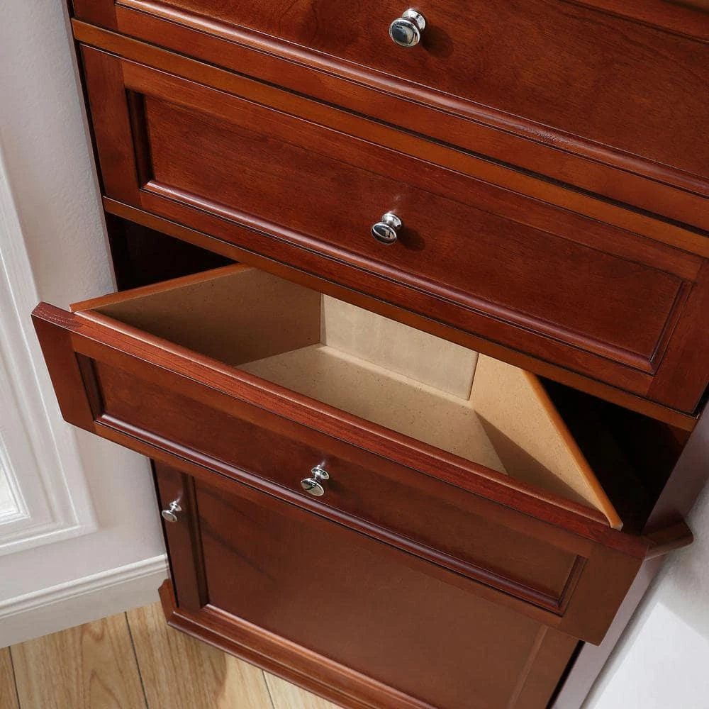 Hampton Bay Corner Linen Cabinet 3 Drawer White | Cabinets Matttroy