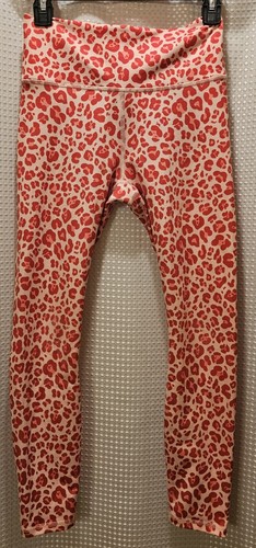Fabletics Leopard Print Legging 23” Red/Pink Size SMALL | eBay