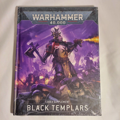 Warhammer 40,000 Codex Supplement: Black Templars RPG Gaming Game Book ...