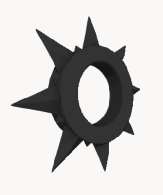 Animal Jam Classic AJ AJC Blackout Spiked Spike Collar Item (Read ...