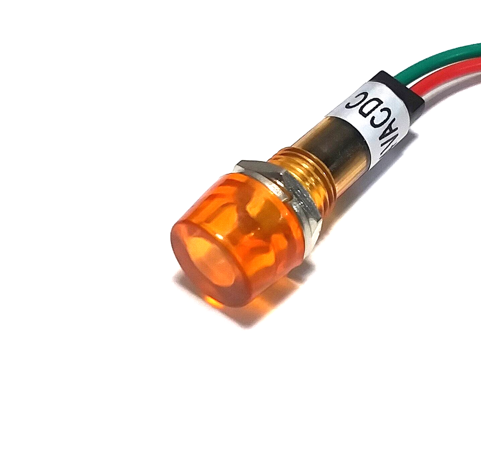 BBT 24 volt Waterproof Amber LED Hi-Profile Indicator Light | eBay