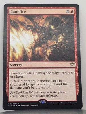Banefire - Speed vs. Cunning - DDN - 31/82 - MTG | eBay
