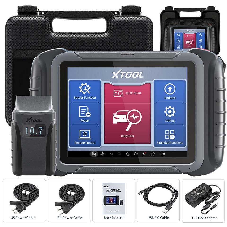 XTOOL D8 BT Auto Bi-Directional Diagnostic Tool Scanner ECU Coding ...