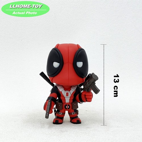 Anime character Deadpool Big head cute PVC Action Figure Statue Toy ...