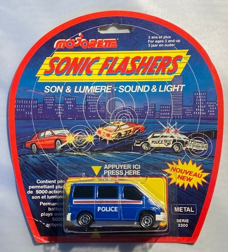 MAJORETTE - SONIC FLASHERS - FORD TRANSIT POLICE | eBay UK