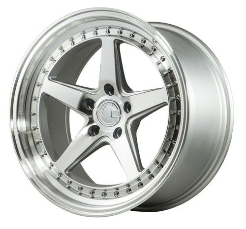 Aodhan DS05 18x8.5 +35/18x9.5 +22 5x114.3 Silver Machined Staggered ...