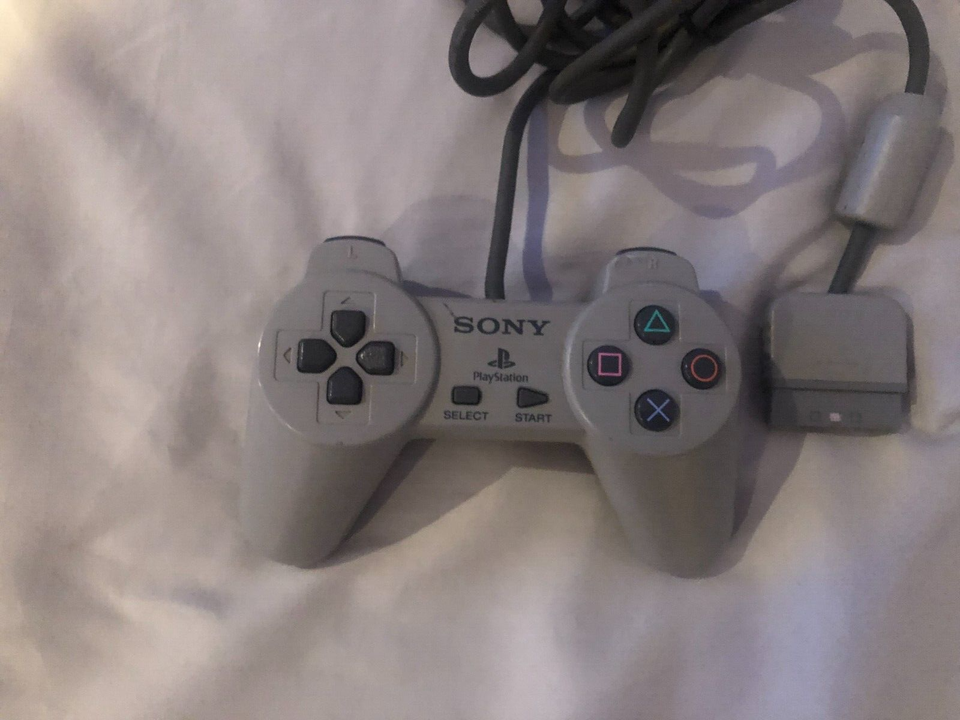 Sony PlayStation 1 PS1 Grey Controller SCPH-1080 Authentic OEM Original ...
