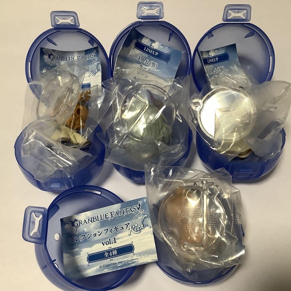 GBF Collection Figure RICH Vol.1 Set of 4 Action Figures, Capsul ...